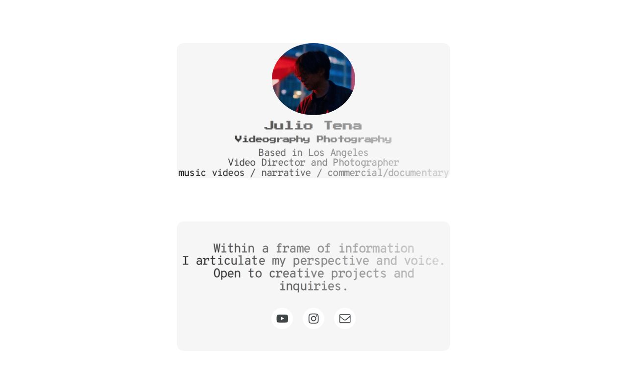 Julio Tena - Site